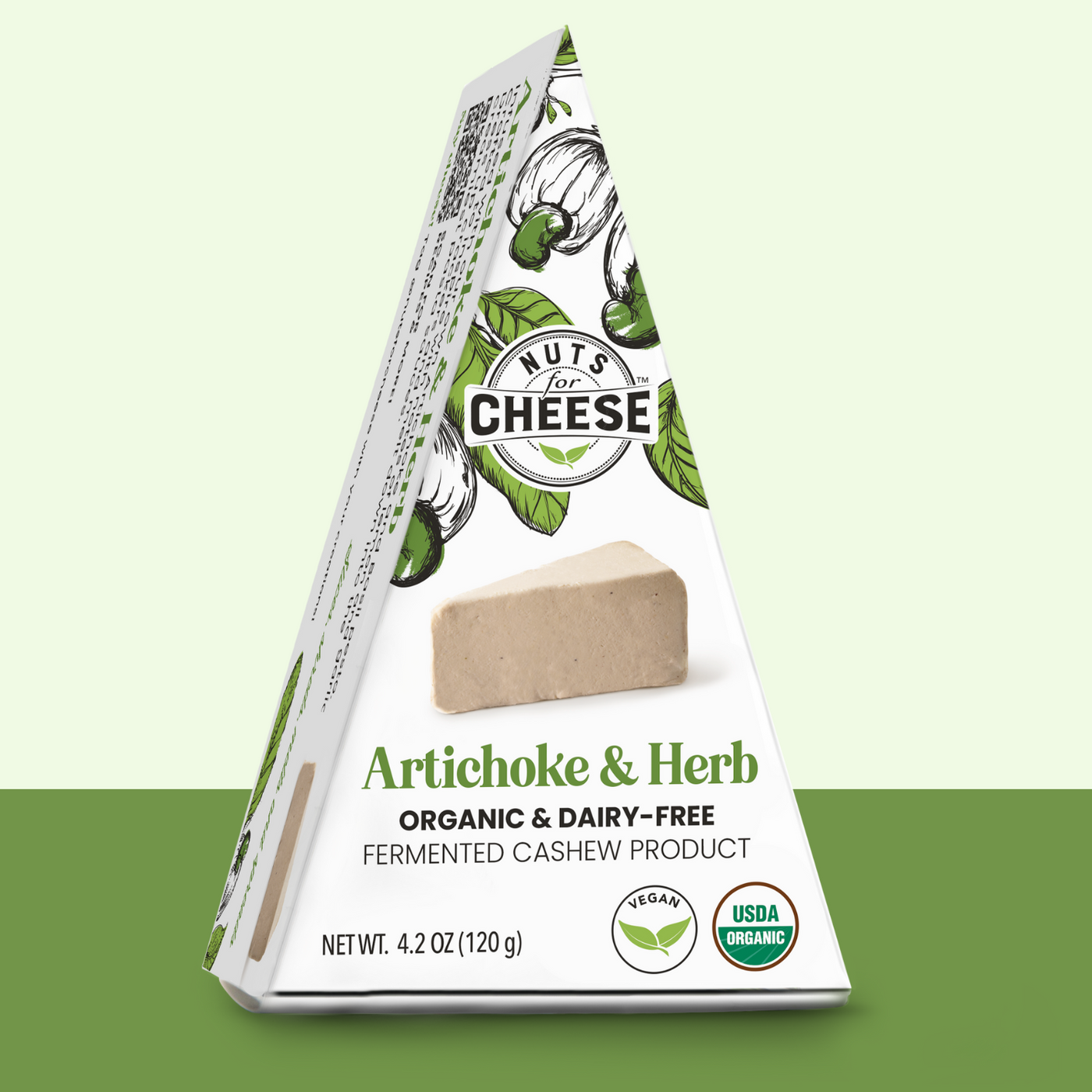 Artichoke & Herb Dairy-Free Cheese | Nuts For Cheese™