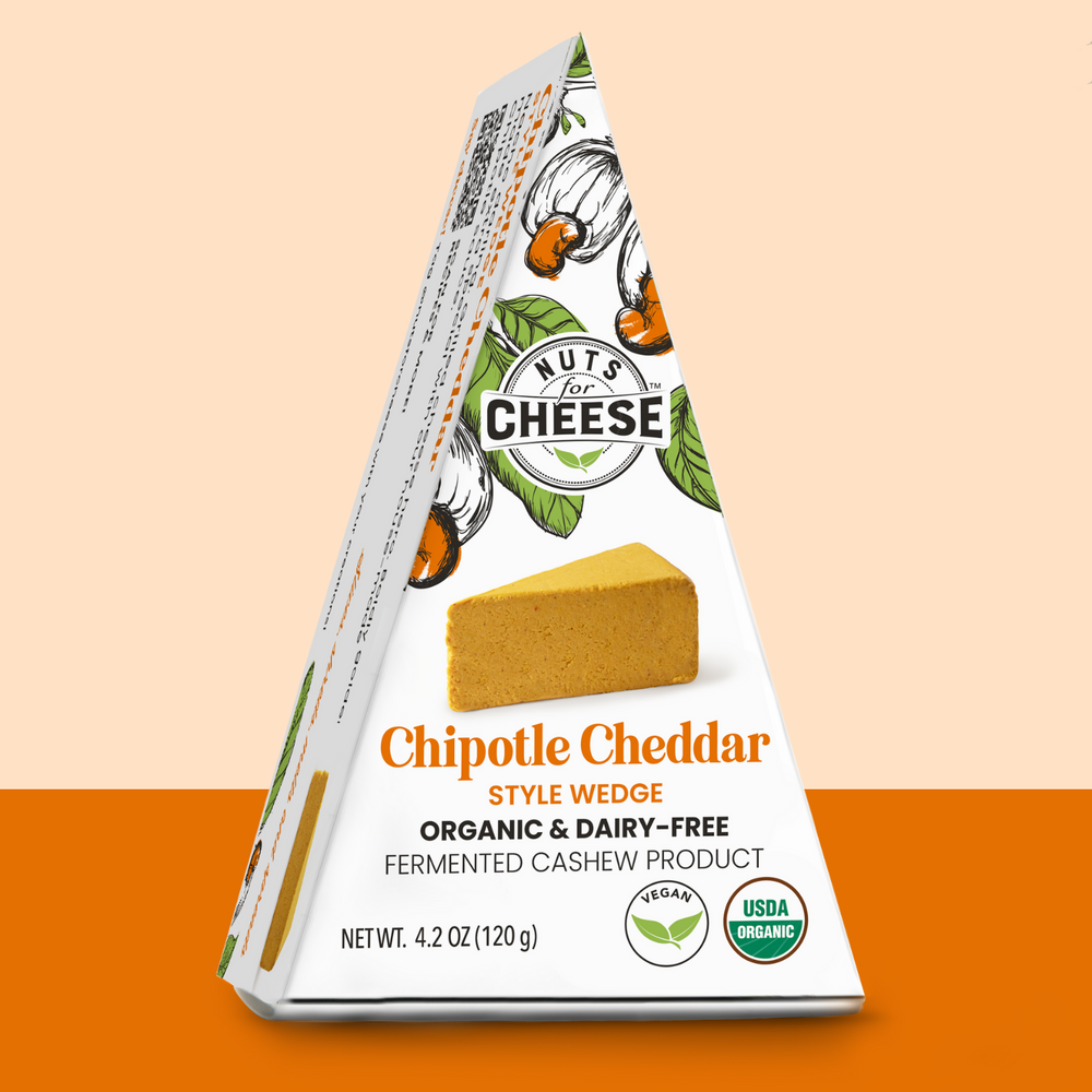 Chipotle Cheddar Dairy-Free Cheese | Nuts For Cheese™