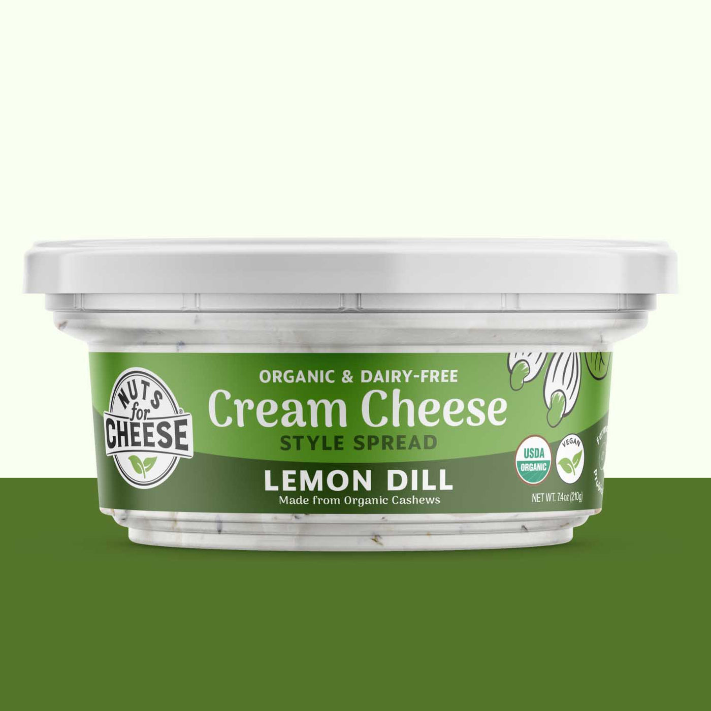 Lemon Dill Dairy-Free Cream Cheese | Nuts For Cheese™