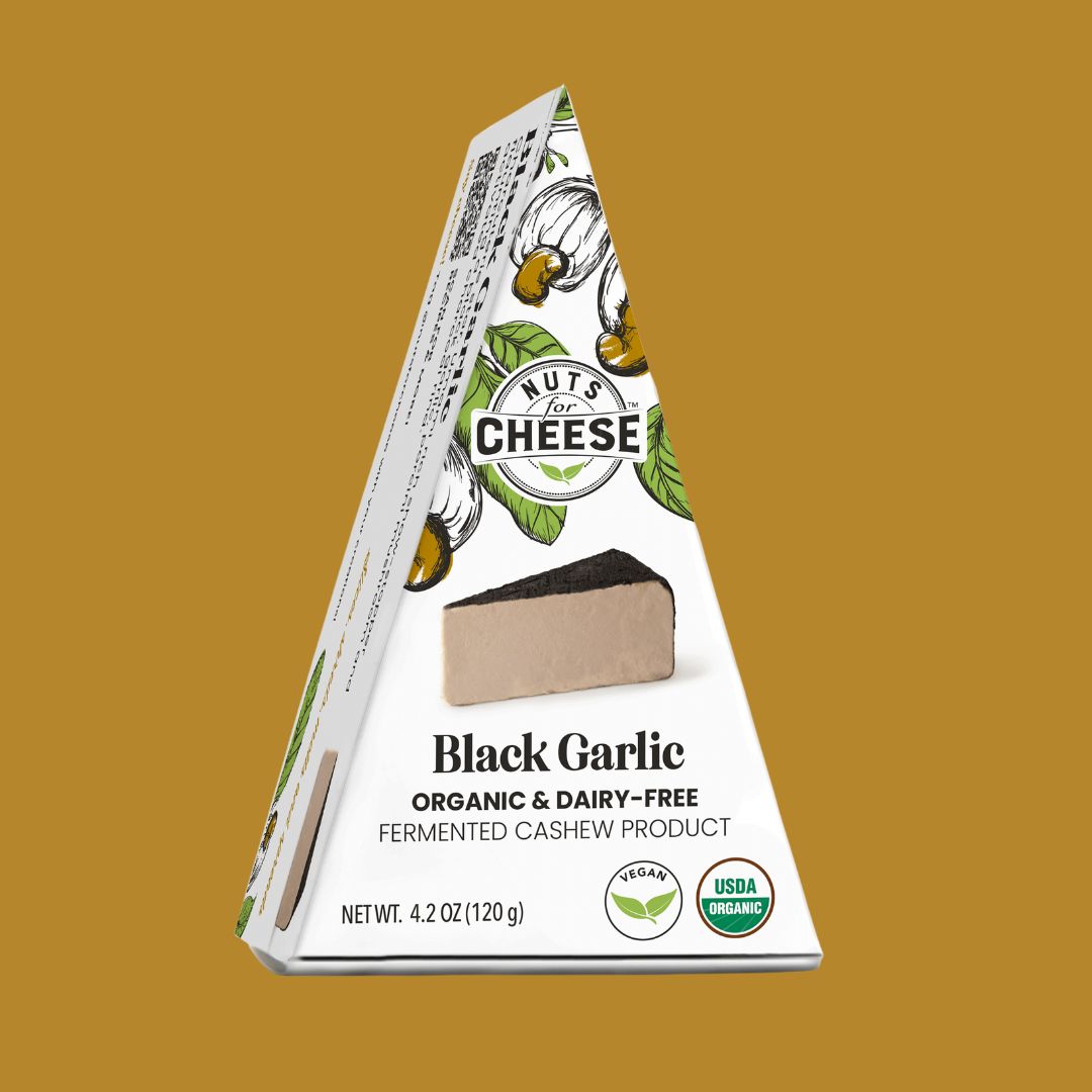 Black Garlic Dairy-Free Cheese | Nuts For Cheese™