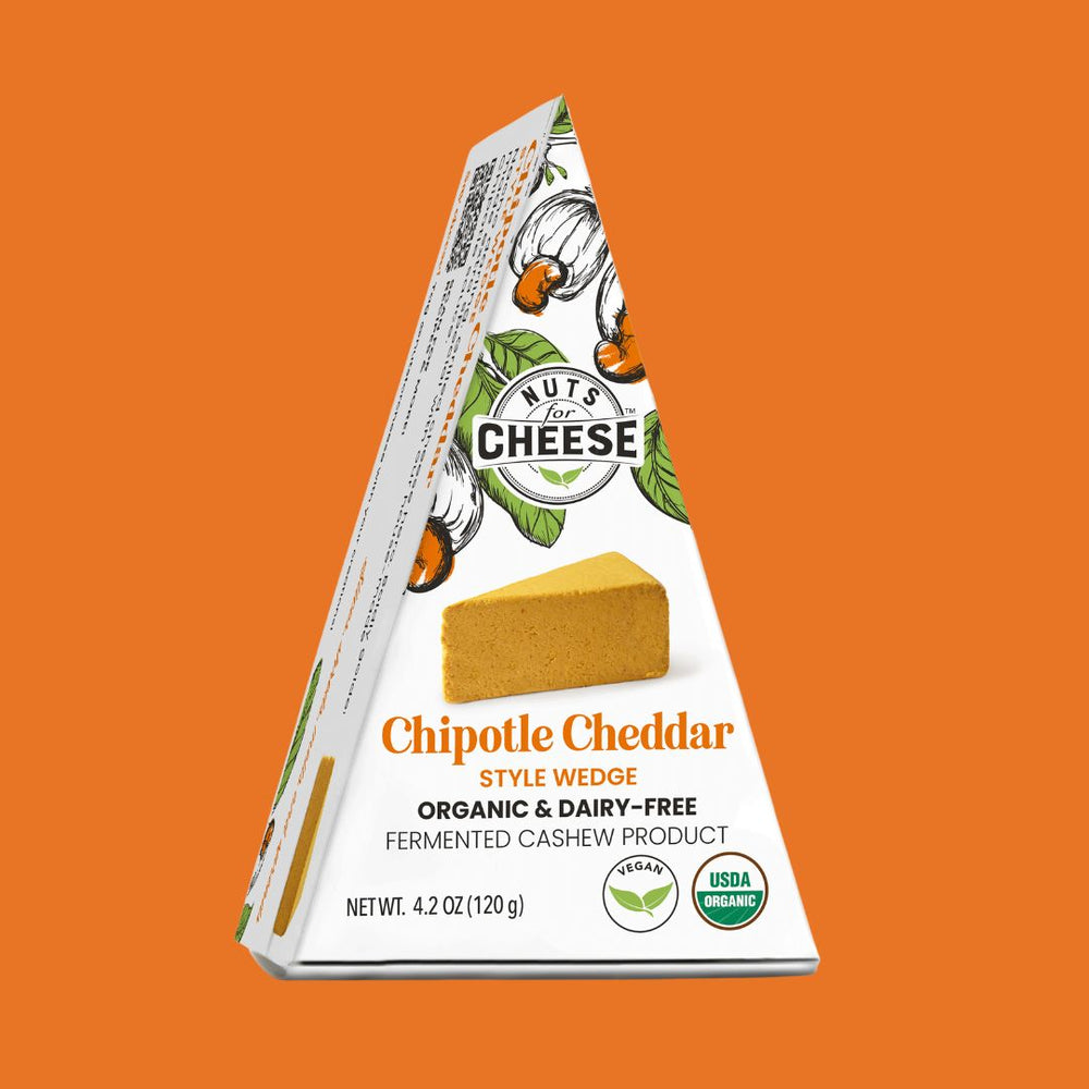 Chipotle Cheddar Dairy-Free Cheese | Nuts For Cheese™